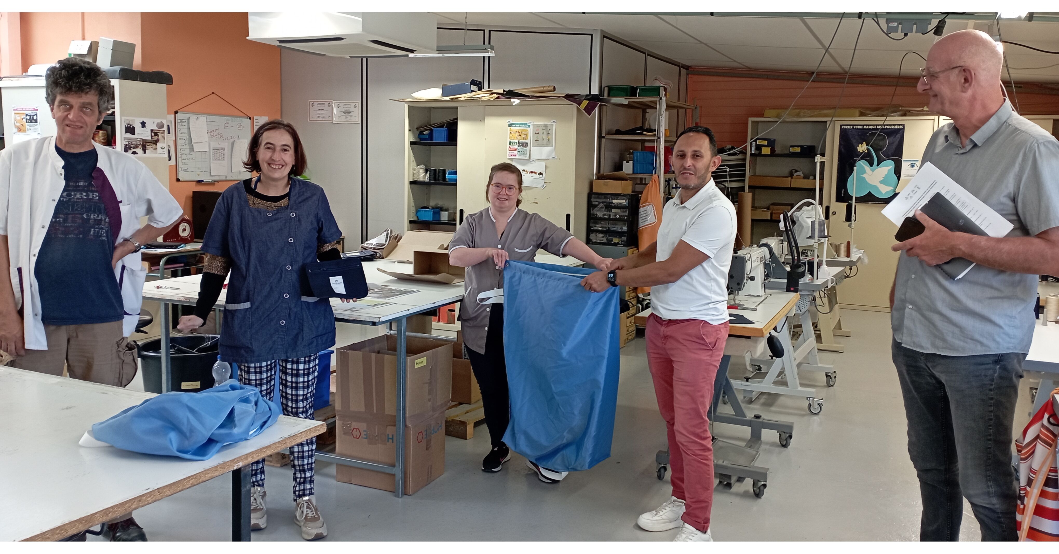 Visite de l'Esat des Charmettes à Millau pour l'équipe LUA de Millau ...